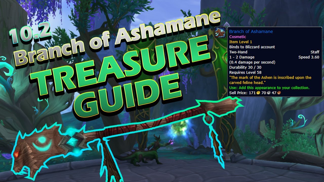 Ashamane Treasure Guide | 10.2 Dragonflight | Emerald Dream - YouTube