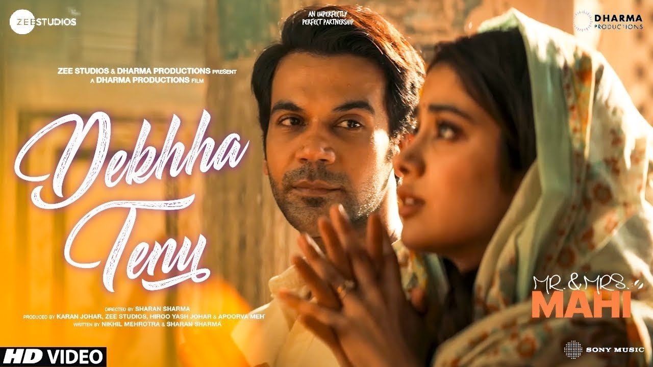 Dekha Tenu Lyrics | Mohammad Faiz | MR. & MRS. MAHI | songs | music ...