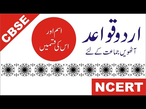 Class 8 Kalme ki kisme Ism Sifat Zameer Fail Huroof #urdu_grammar ...