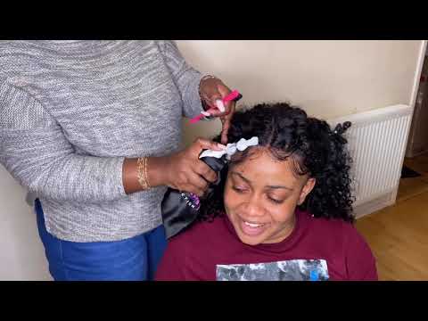 FLAWLESS|Wig INSTALL|WITHOUT GLUE. Feat AKONTABA LACE WIGS