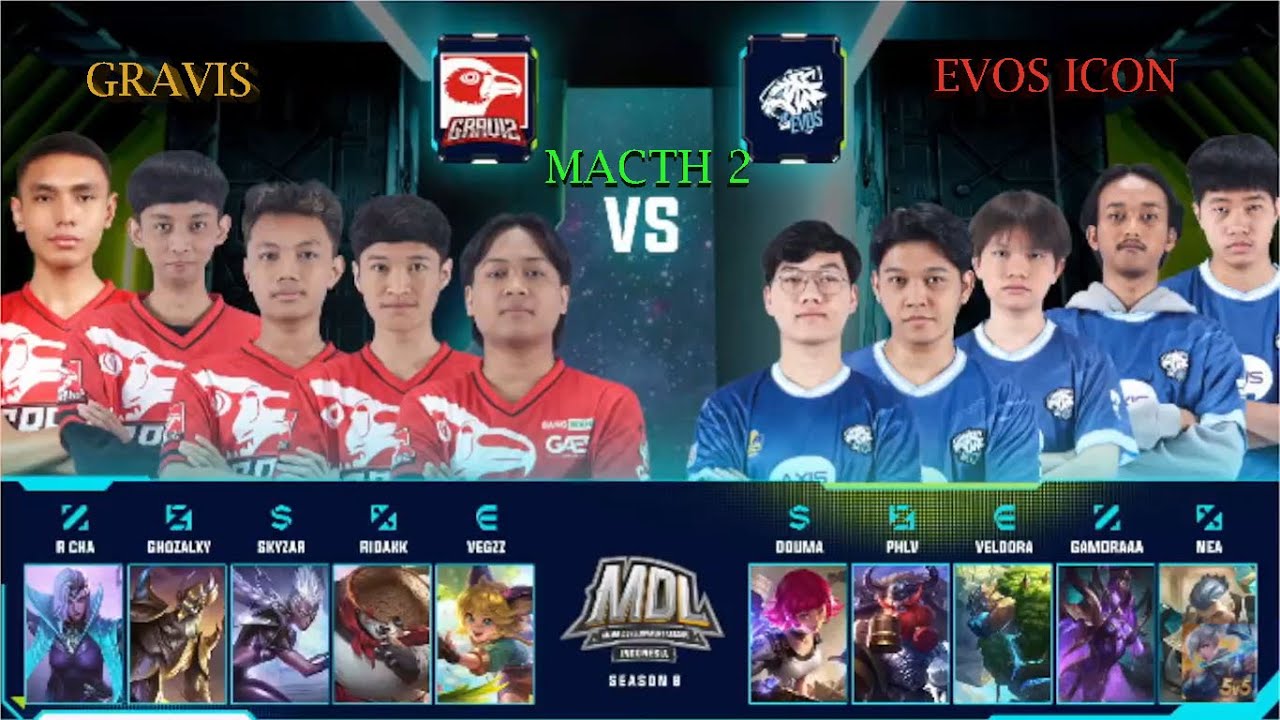EVOS ICON VS GRAVIS GAME 2 MDL ID S8 - YouTube