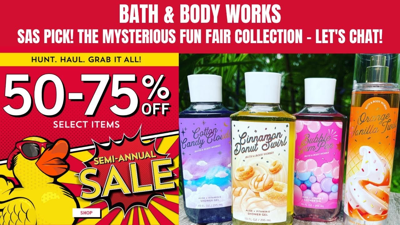 Bath & Body Works SAS Pick! The Mysterious Fun Fair Collection - Let's ...