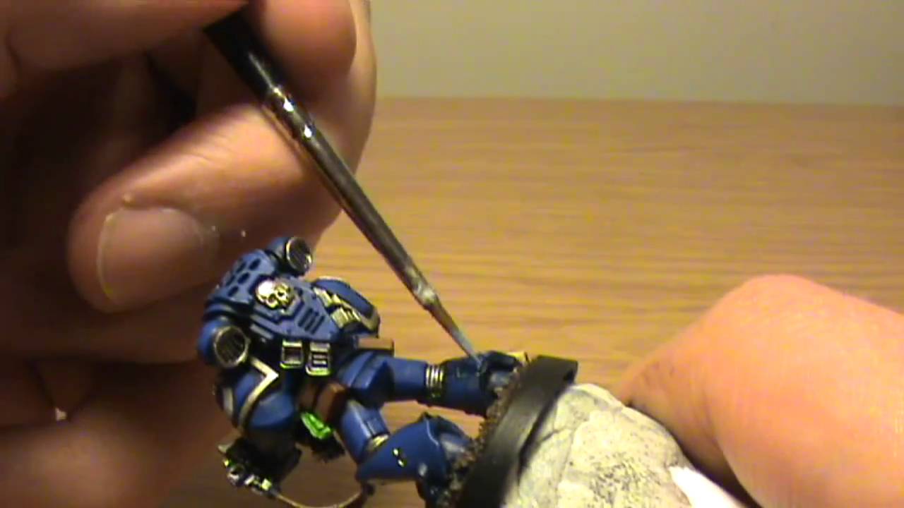 how to paint ultramarines pt7 - YouTube