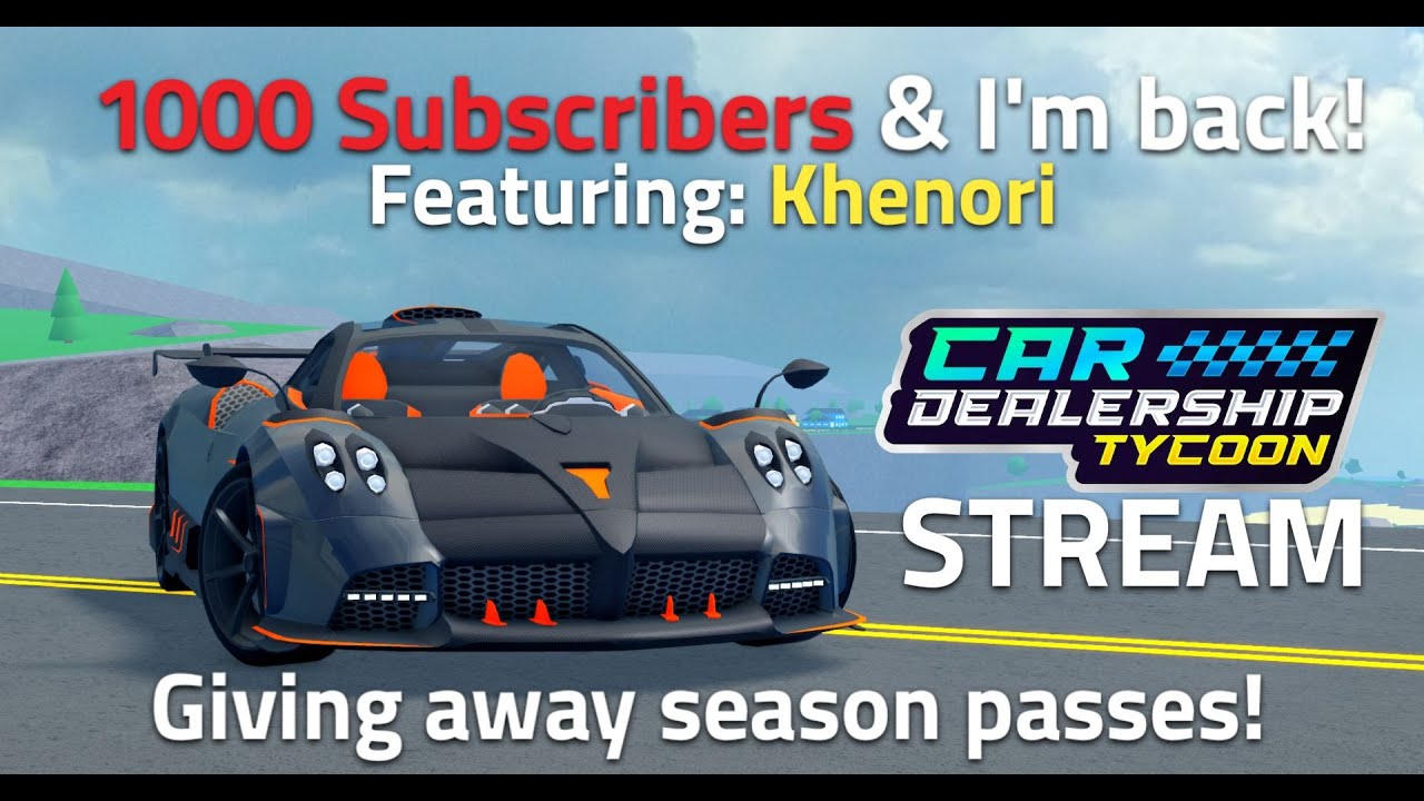 1000 Subscribers & I'm back! CDT Stream & Giving away season passes ...