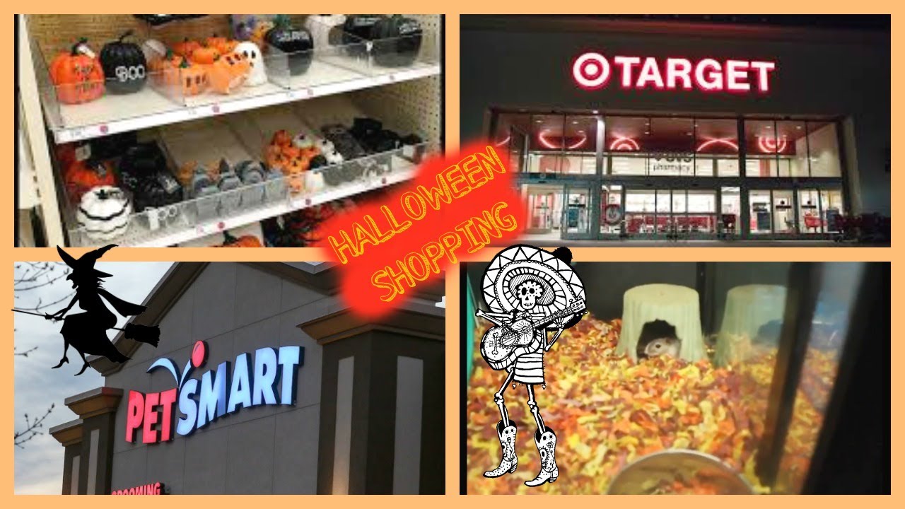 TARGET and PETSMART HALLOWEEN SHOPPING!!! - YouTube