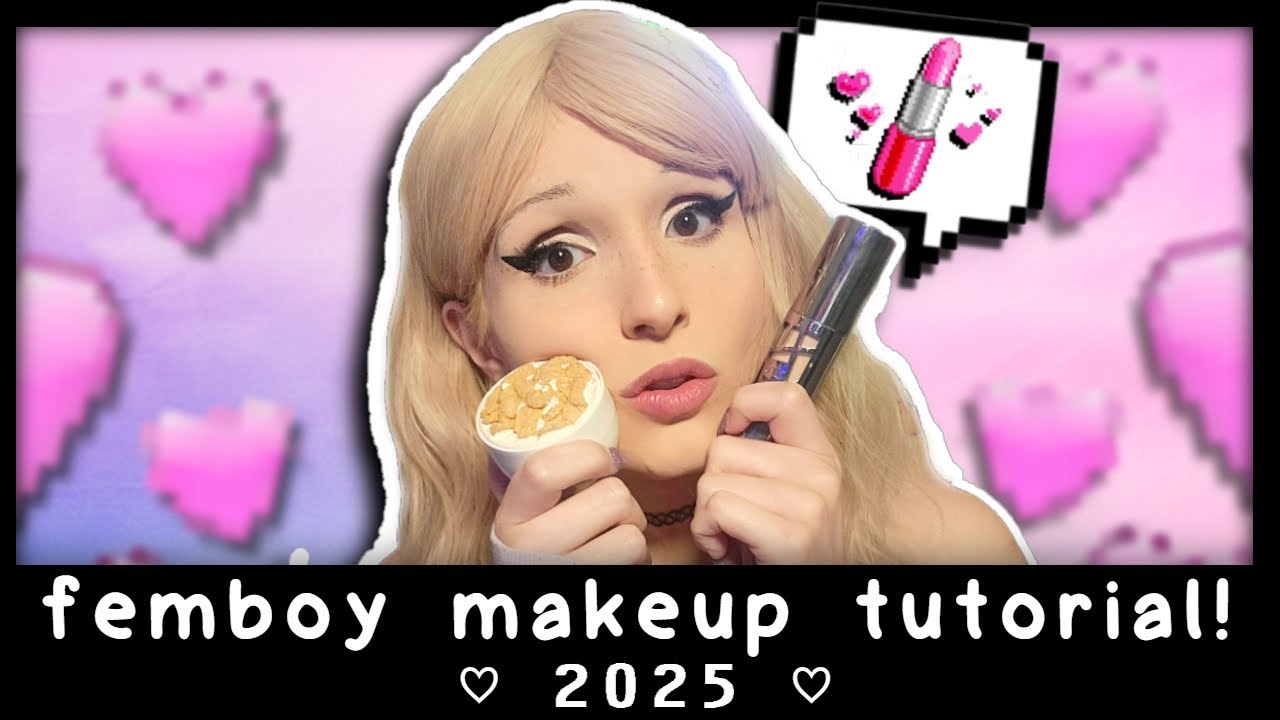 femboy fashion: my makeup routine! ♡ (2025) - YouTube