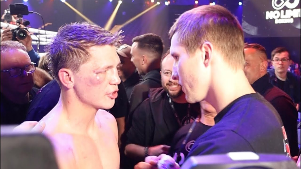 NIKITA TSZYU CONFRONTED BY AUS CHAMPION DYLAN BIGGS IMMEDIATELY AFTER ...