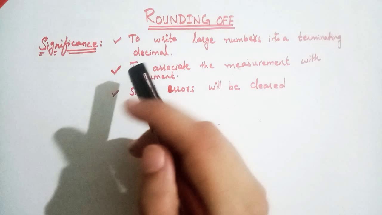 Rounding off{3 simple rules} 👍 - YouTube