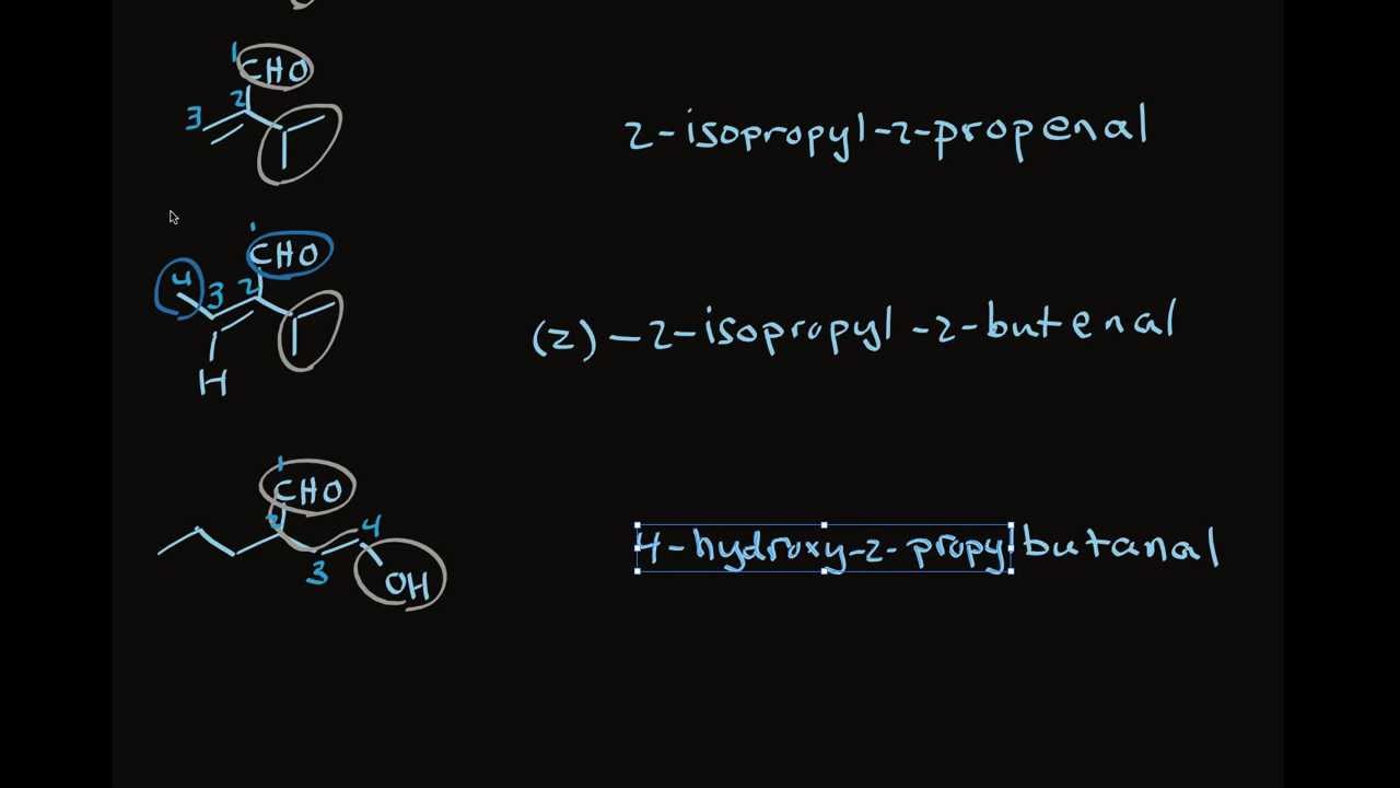 How to Name Aldehydes - YouTube
