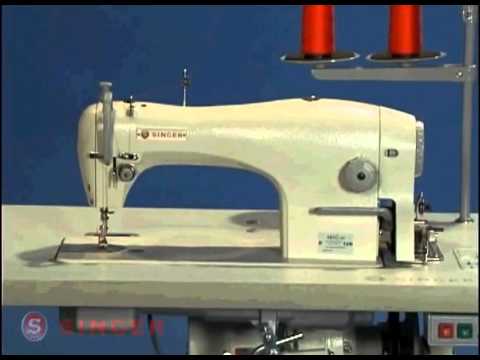 MÁQUINA DE COSTURA INDUSTRIAL SINGER RETA 191D - - YouTube