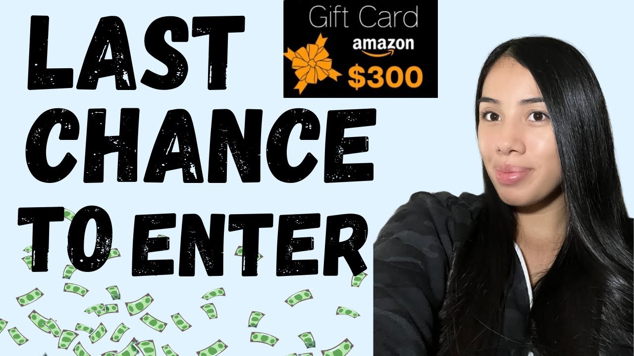 Last chance to enter || $300 Amazon gift card giveaway - YouTube