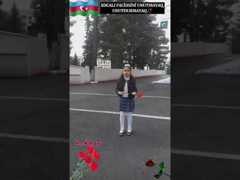 GOYCAY 5nli mektebin 2a sinif sagirdlerinin XOCALI FACIESI  haqqinda video çarxi.