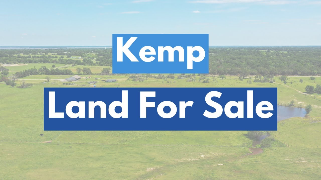 Check Out This Kemp Texas 10.53 Acre Restricted Land Plot For Sale ...