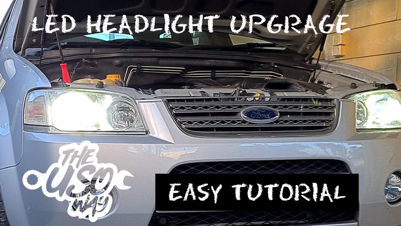 DIY EASY LED HEADLIGHT UPGRADE "THEUSOWAY" - YouTube