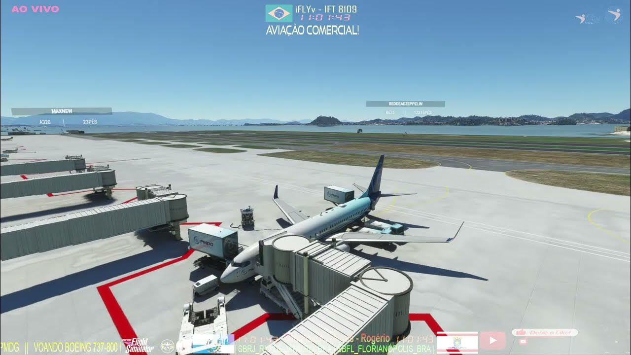 MSFS 2020 | Brasil | BOEING 737-800 | Santos Dumont - (SBRJ) p/ Florianópolis (SBFL) | IVAO ...