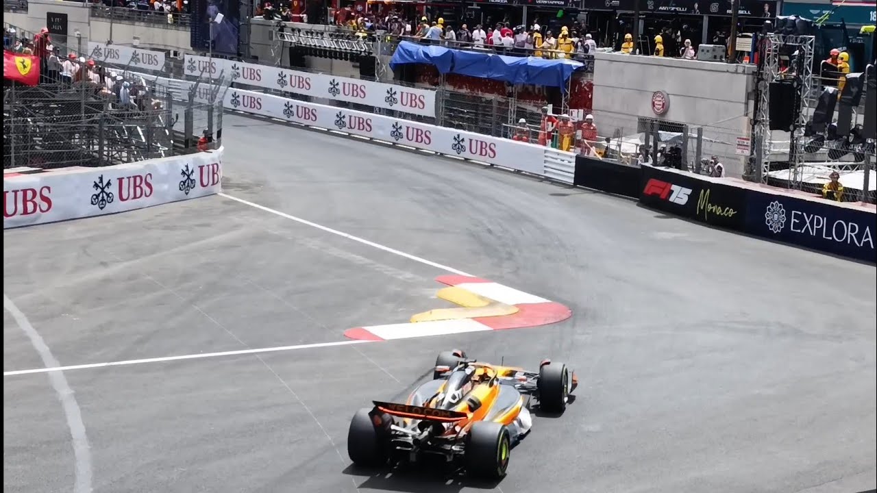 how fast f1 looks like at monaco? formula 1 fast section swimming pool ...