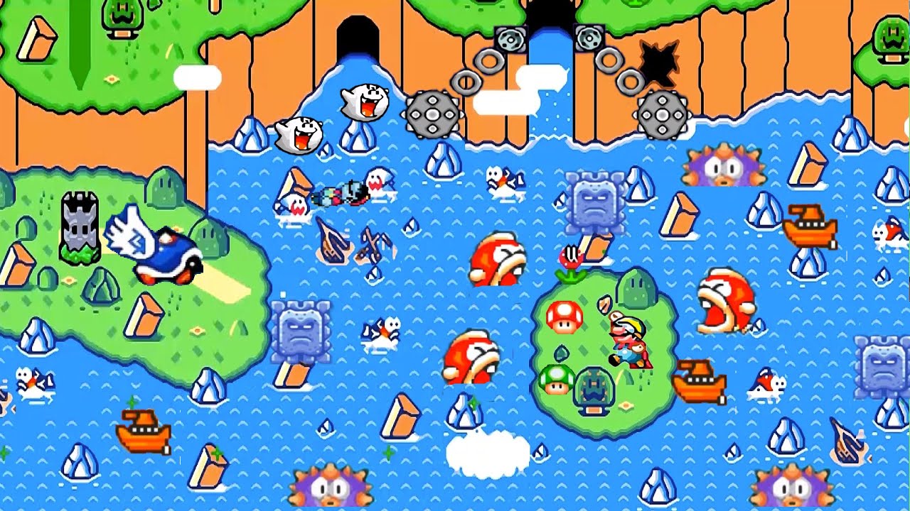 Super Mario World HD: An Amazing Mario Adventure 3: World 3: The Ocean ...