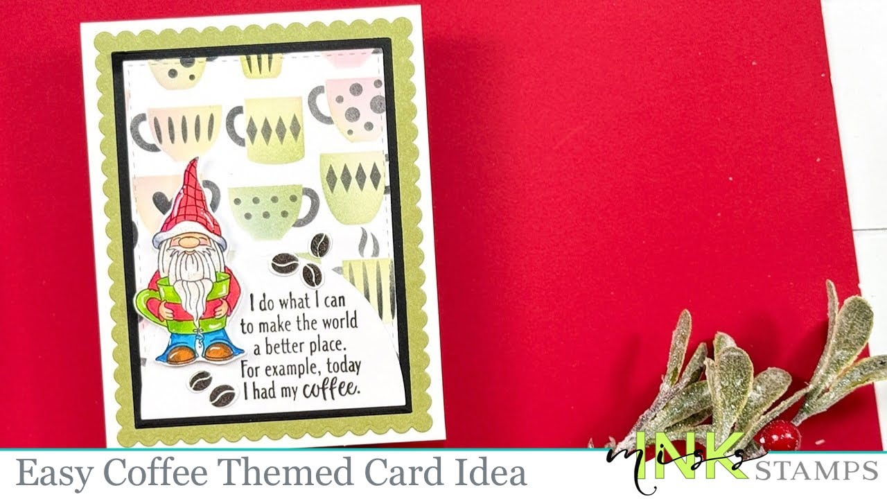 Create AMAZING Coffee Themed Card with This Easy Tutorial - YouTube