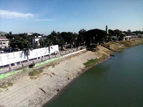 Beauty of Bangladesh, the river Surma, Keen Bridge, Sylhet circuit ...