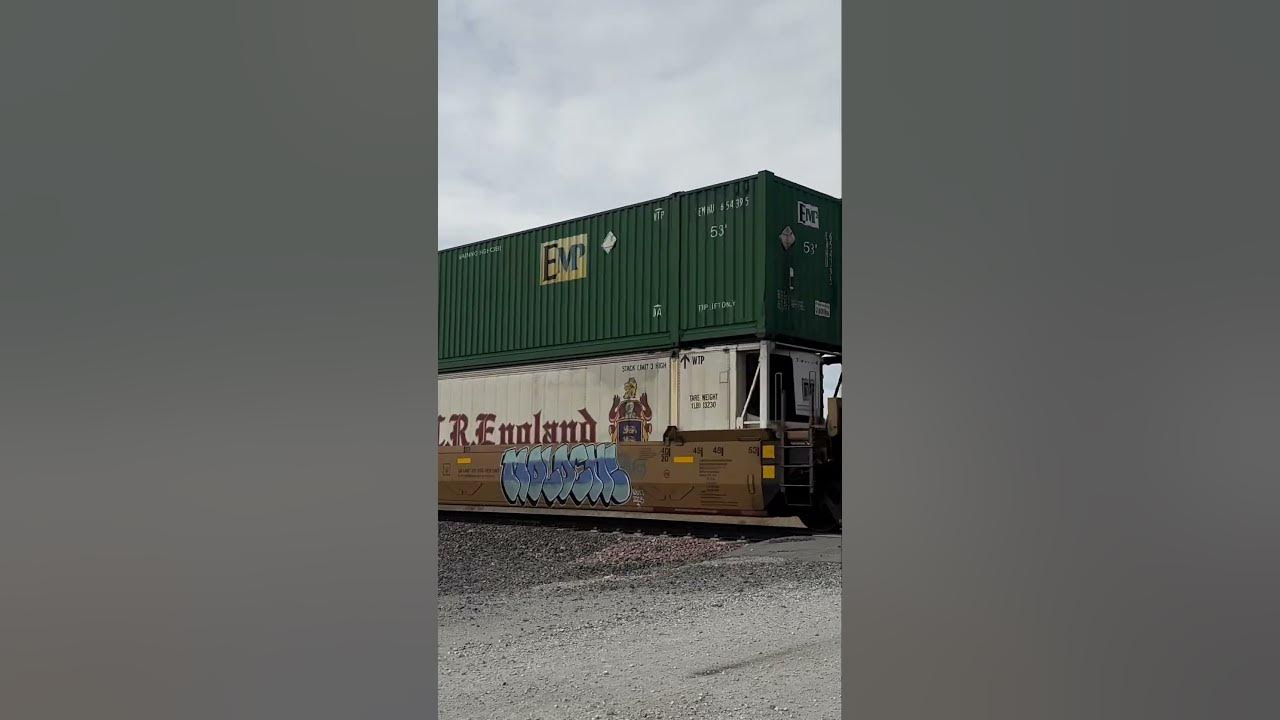 UP 6361’s SHORT Intermodal Train - CRR Shorts - YouTube