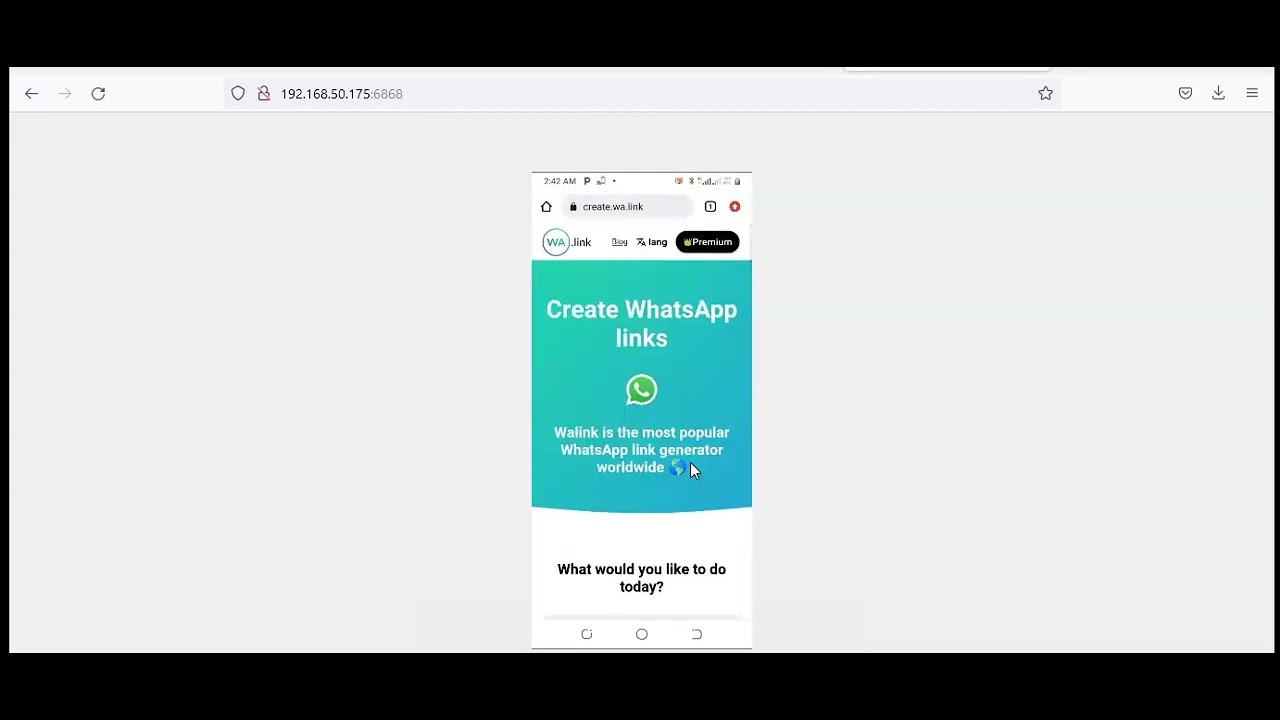 HOW TO CREATE WHATSAPP SHARABLE LINK - WA LINK - YouTube