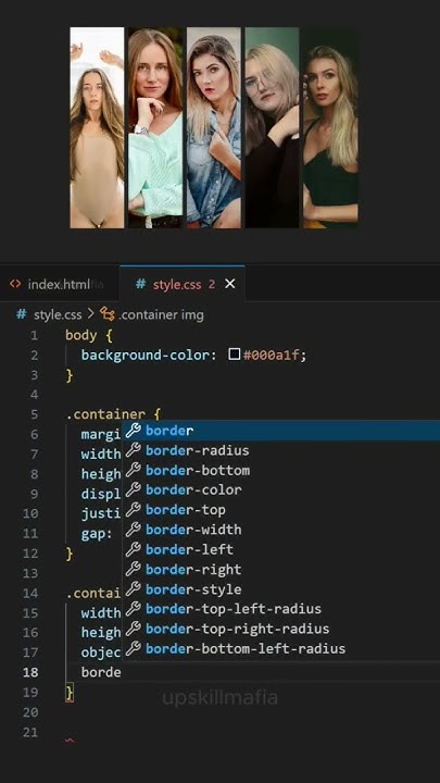 Image Slider with Html Css #upskillmafia #coding #shorts #projects #webdevelopment - YouTube