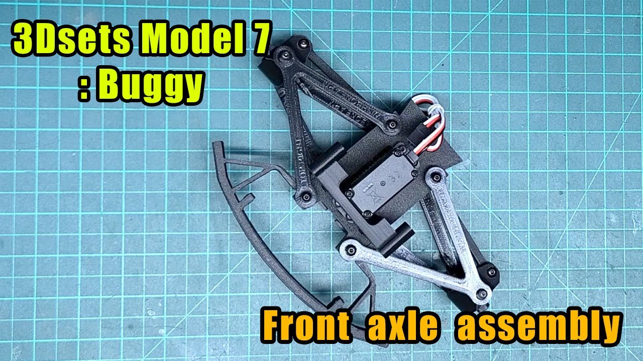 #Rc Car #3dsets Model 7: Buggy #Volkswagen Beetle #Bajabug #Front axle ...