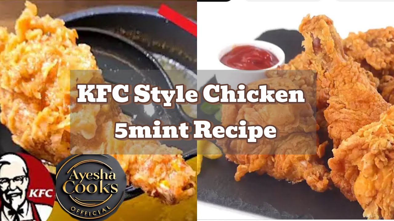 Kfc Chicken Recipe | Kfc Fried Chicken Making Process | Best Kfc Style ...