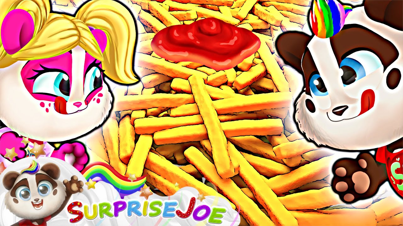 Every Day Eating Fries is not Healty Song | Panda Bo Nursery Rhymes ...
