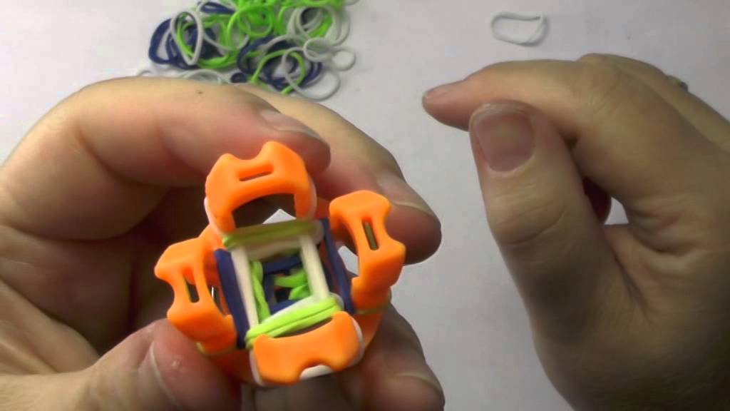 Loom Bands - Rainbow Loom - Finger-Loom - Band Q - Veronika Hug - YouTube