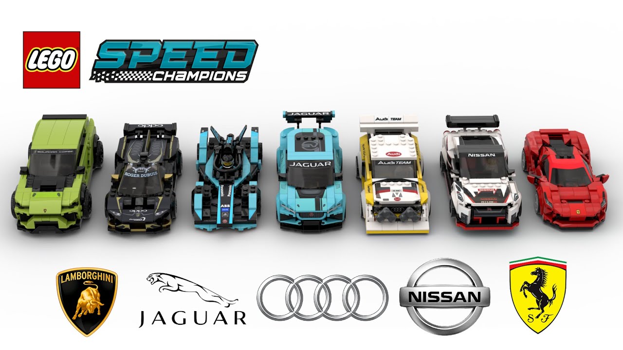 All LEGO 2020 Speed Champions VS Real Super Car Speed Build Animation ...