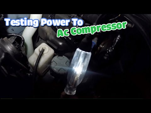 How to test power to AC compressor - YouTube