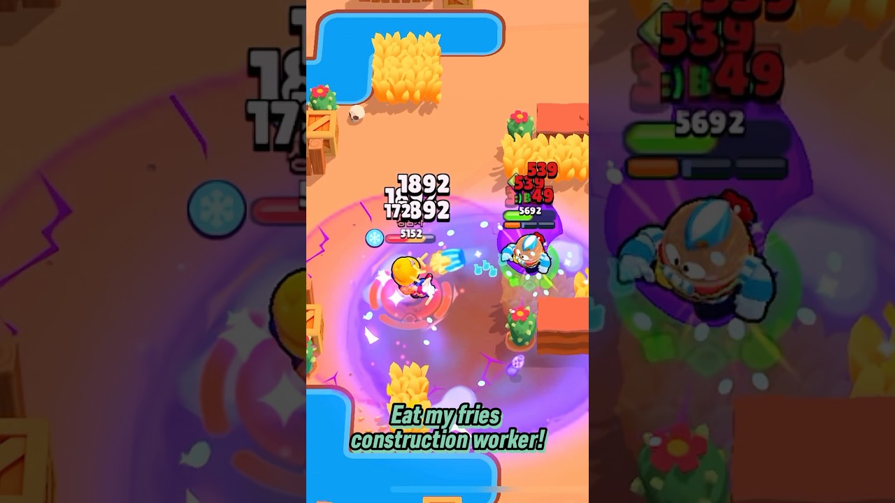 Making people eat fries in Brawl Stars #brawlstars - YouTube