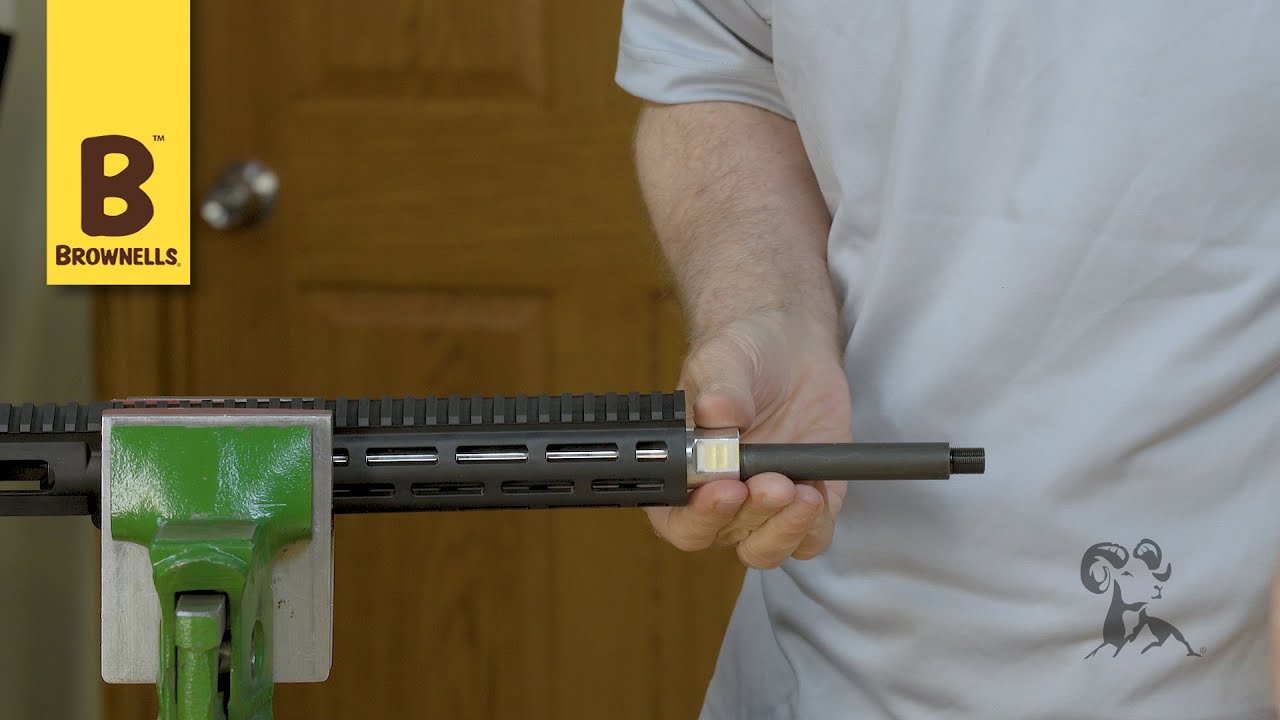 Quick Tip: How To Install a Volquartsen THM Barrel on an M&P15-22 - YouTube