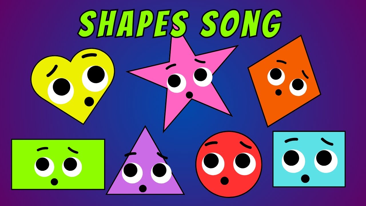 Shapes Song | Nursery Rhymes for Kids, Babies and Toddlers | we are ...