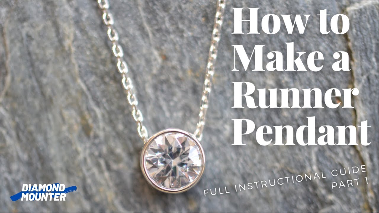 How to Make a Runner Pendant (part 1of 2) - YouTube