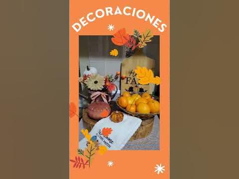 Decoraciones de Otoño #cocina #autumn #fall #temporadadeotono #otoño ...