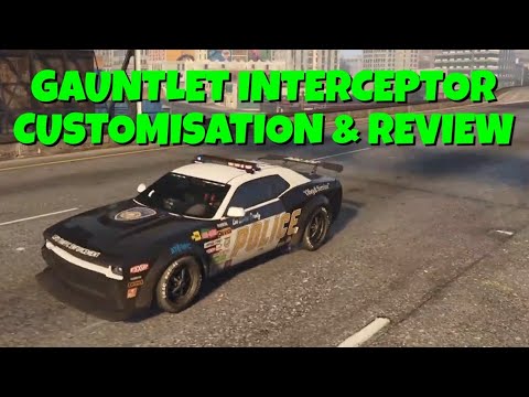 GTA Online - Customisation & Review of the Gauntlet Interceptor - YouTube