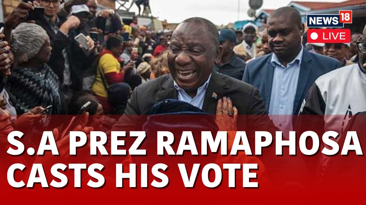 South Africa Elections LIVE | South African President Ramaphosa Casts ...