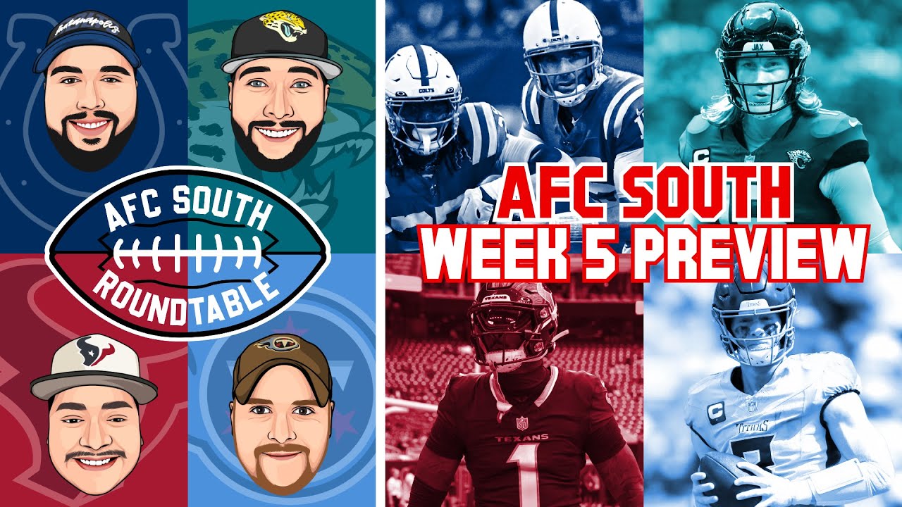 AFC South Roundtable | NFL Week 5 Preview - YouTube