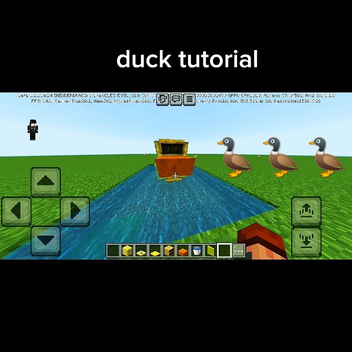 minecraft make a duck tutorial in short this very beautiful duck in ...
