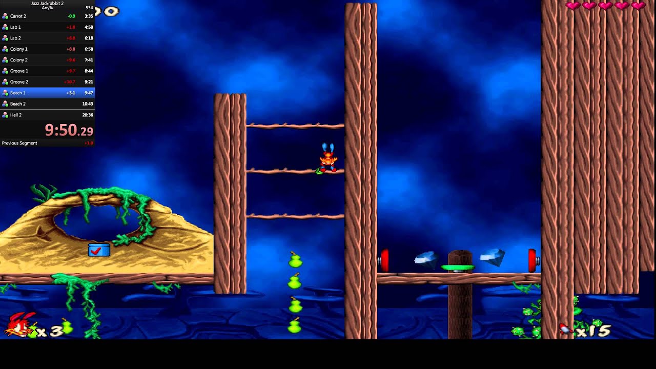 Jazz Jackrabbit 2 Speedrun Spaz any% 20:44 - YouTube