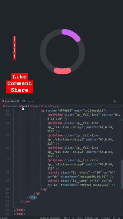 Mind Blowing Liquid Loading Animation Html Css Magic Coding Webdev Youtube