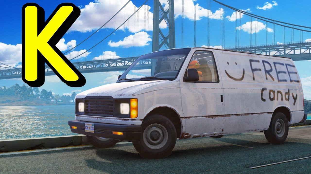 Learn ALPHABET with BeamNG - YouTube