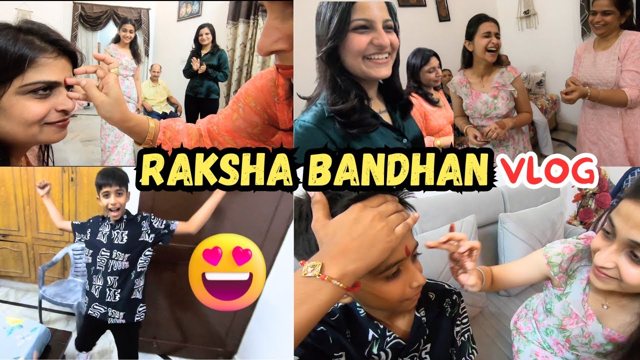 Rakhi Wala Vlog ️🎁 Raksabandhan Special Vlog 😍 - YouTube