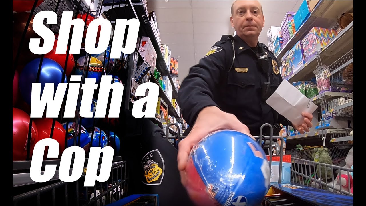 New London PD - Shop with a Cop 2021 - YouTube