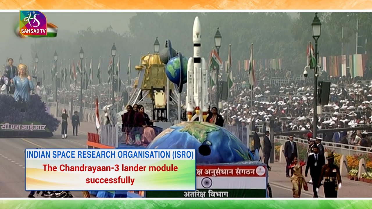 ISRO Tableau showcases Chandrayaan3 | 26 January, 2024 - YouTube