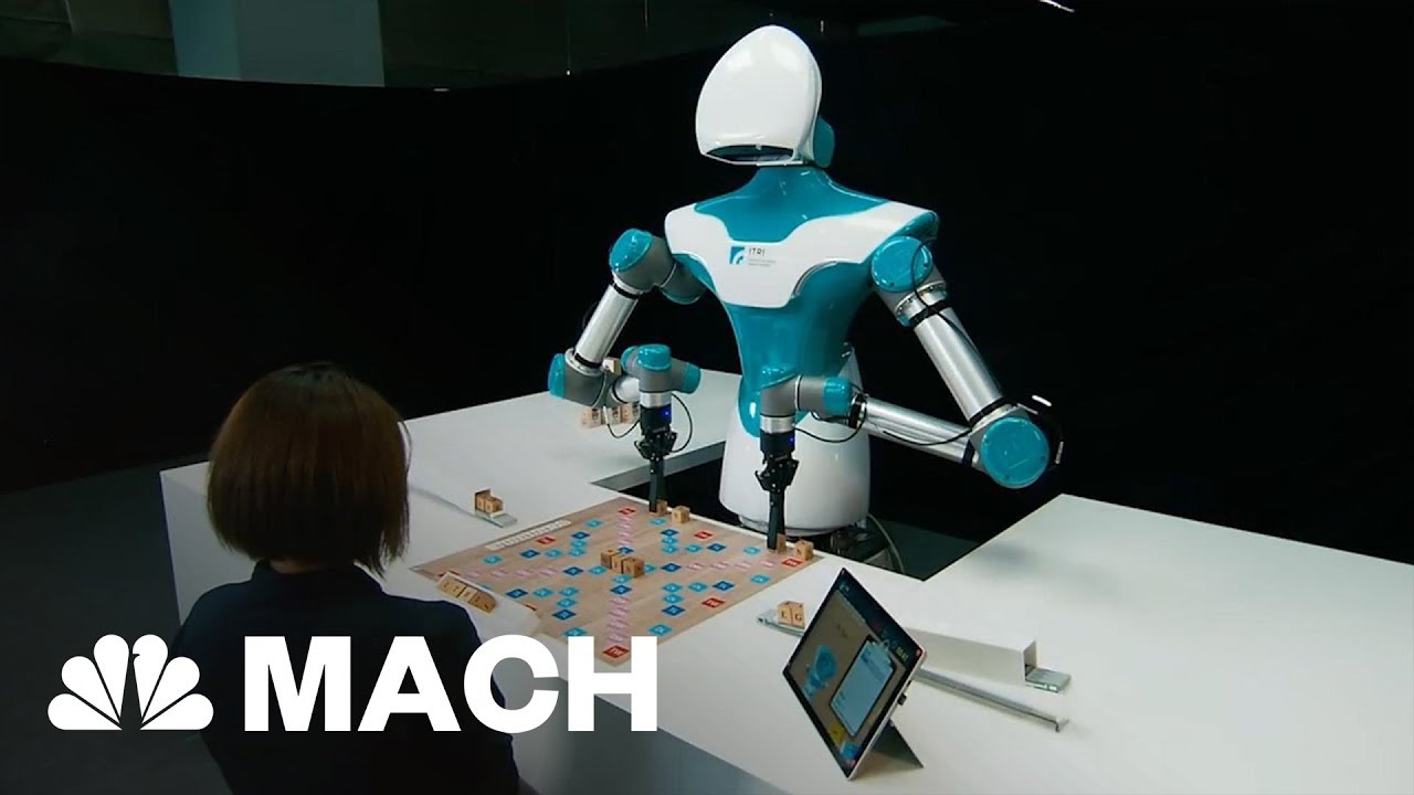 This Scrabble-Playing Robot Really Loves Winning | Mach | NBC News ...