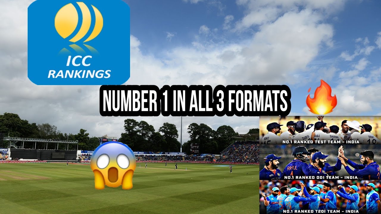 Number 1 team in all 3 formats |latest rankings ||Cricket World - YouTube