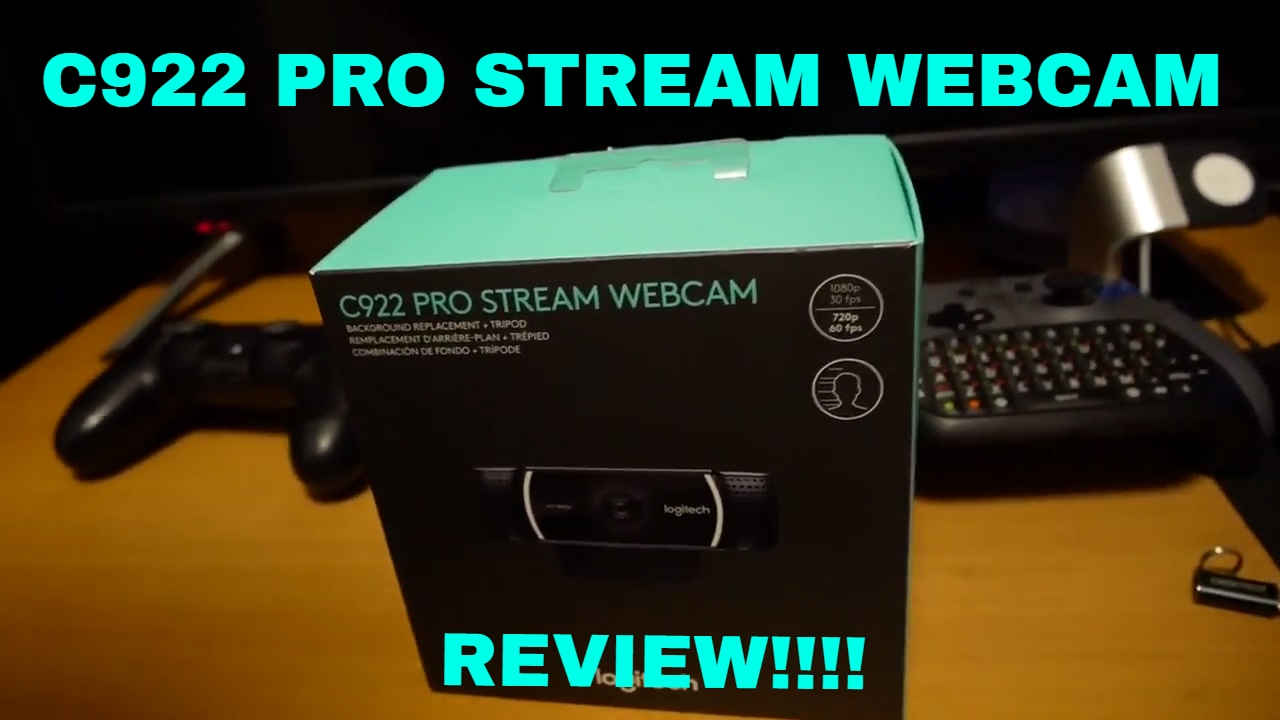 Logitech C922 Pro Stream WebCam Review by Mekel Kasanova - YouTube